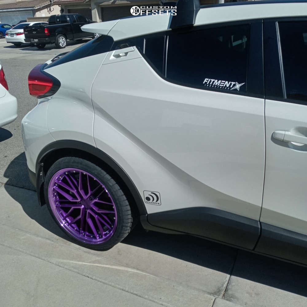 2020 Toyota C-HR with 20x9 35 XXR 571 and 235/35R20 Achilles ATR Sport ...
