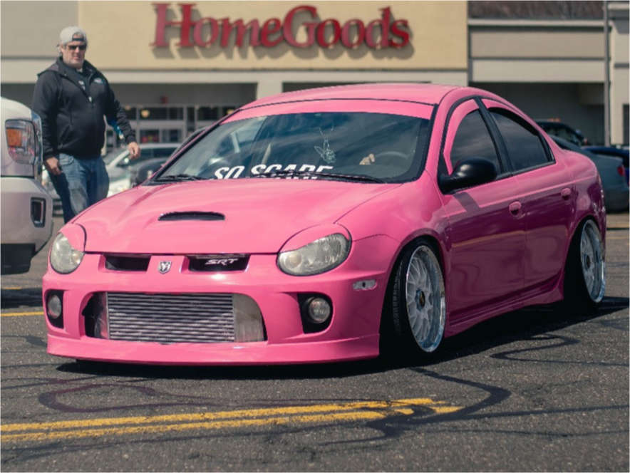 2003 Dodge Neon with 17x8 35 Work Vs X9 and 205/40R17 Nankang Ns-25 and ...