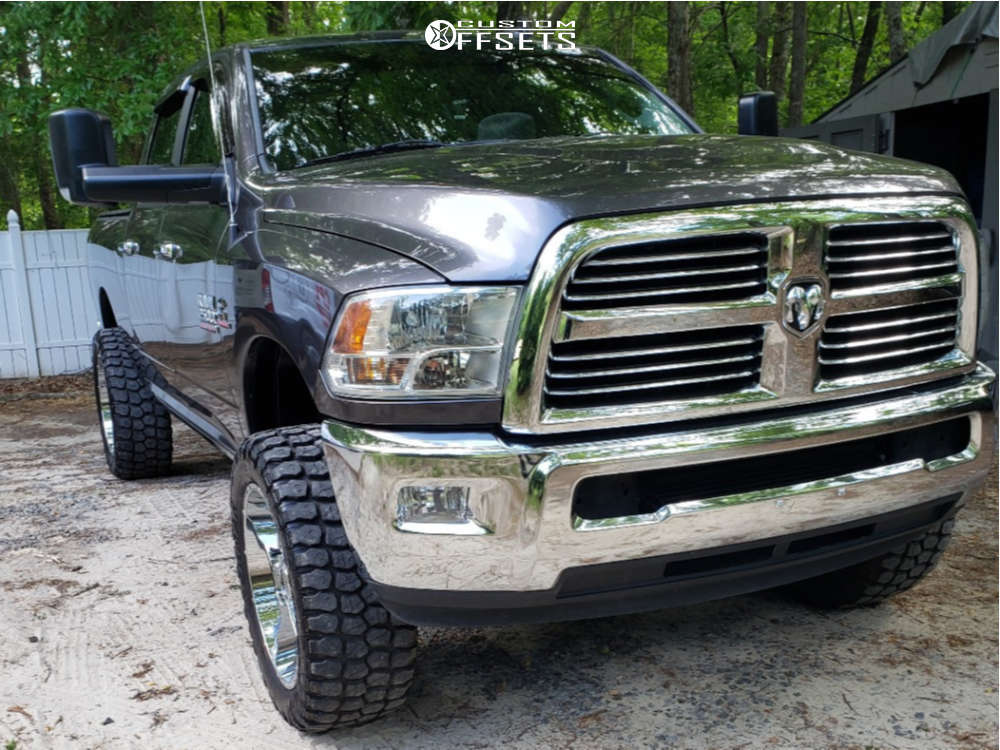 2015 Ram 2500 with 22x10 -19 Vision Rocker 412 and 35/12.5R22 Ironman ...