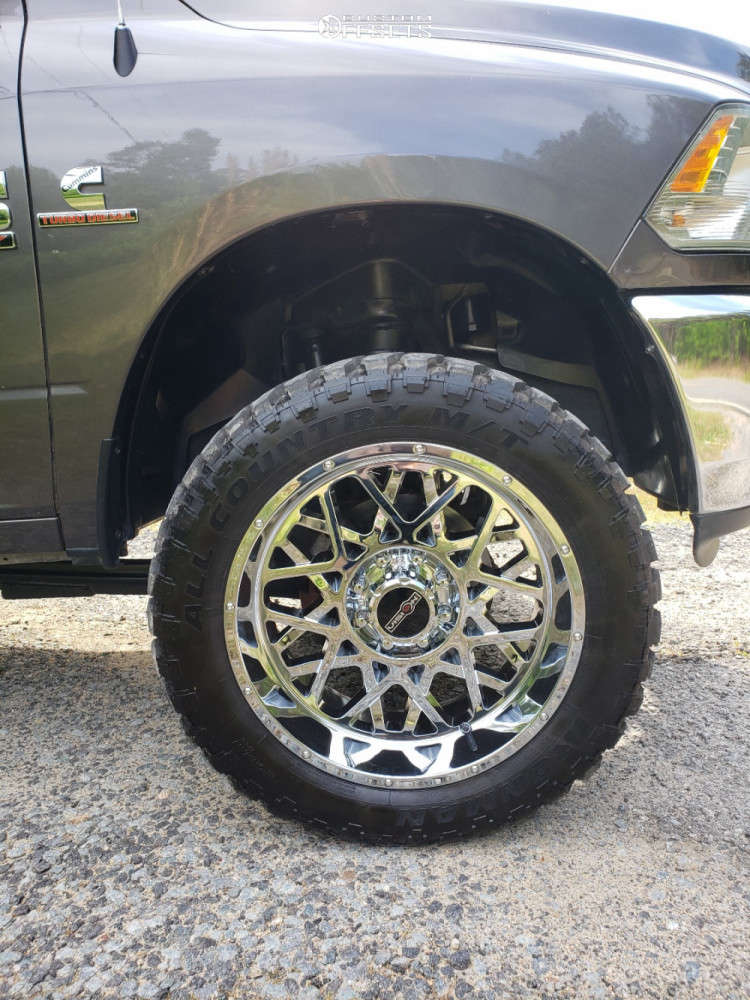 2015 Ram 2500 with 22x10 -19 Vision Rocker 412 and 35/12.5R22 Ironman Other and Suspension Lift ...