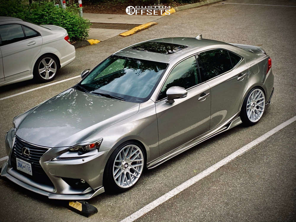 2015 Lexus IS250 with 19x9.5 35 Rotiform Rse and 245/40R19 Firestone ...