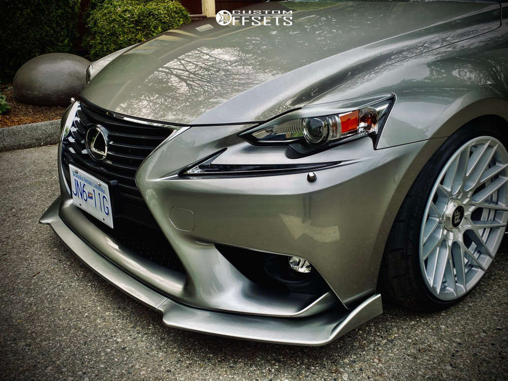 2015 Lexus IS250 with 19x9.5 35 Rotiform Rse and 245/40R19 Firestone ...