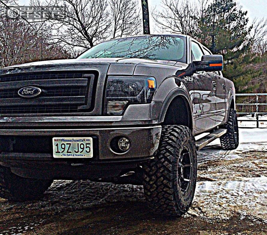 2013 Ford F-150 with 17x9 -12 Fuel Coupler and 35/12.5R17 Nitto Trail ...