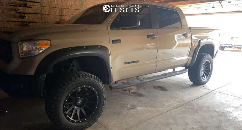 2017 Toyota Tundra with 20x10 -19 Icon Alloys Compression and 35/12 ...