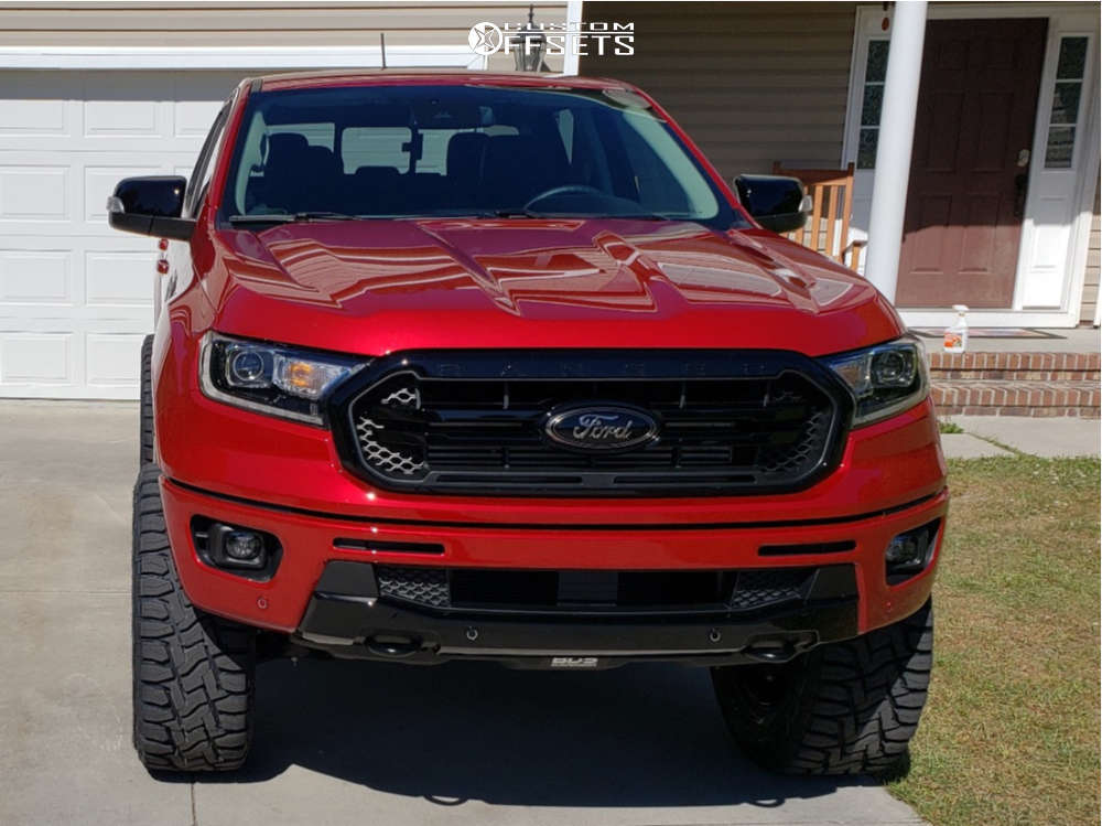 2021 Ford Ranger with 18x9 1 Fuel Ripper and 33/12.5R18 Toyo Tires Open ...