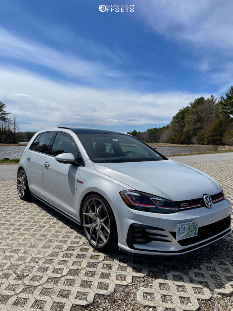 2019 Volkswagen GTI with 19x8.5 45 Rohana Rfx5 and 235/35R19 ...