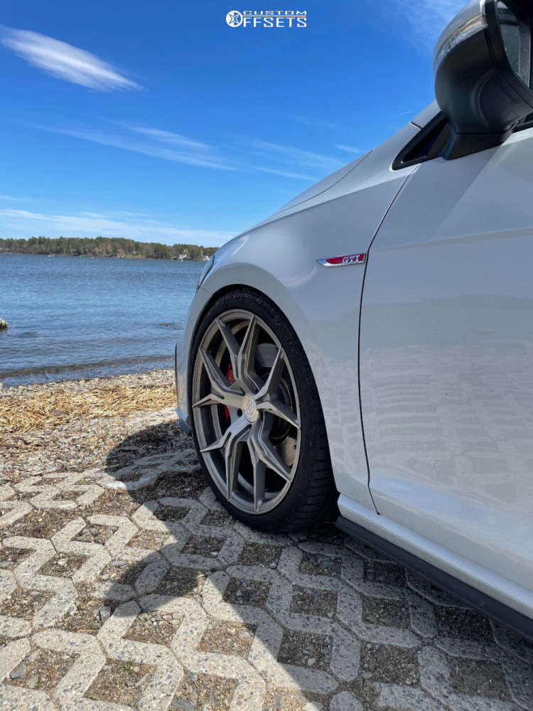 2019 Volkswagen GTI with 19x8.5 45 Rohana Rfx5 and 235/35R19 ...