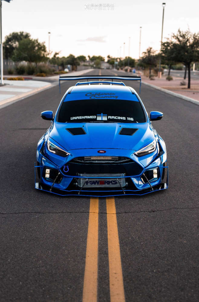 2017 Ford Focus with 18x9.5 22 Anovia Elder and 225/40R18 Accelera 651 ...