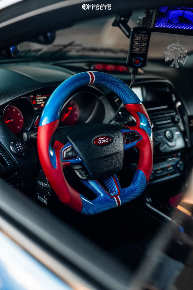 2017 Ford Focus with 18x9.5 22 Anovia Elder and 225/40R18 Accelera 651 ...