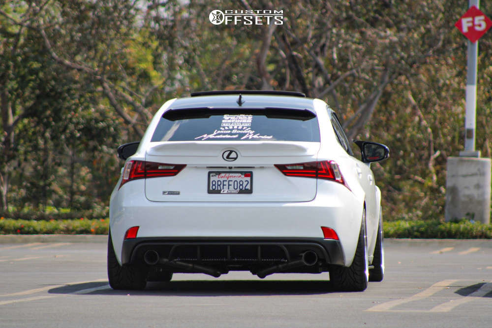 2016 Lexus IS200t with 19x8.5 30 ESR Sr01 and 225/35R19 Federal SS595 ...