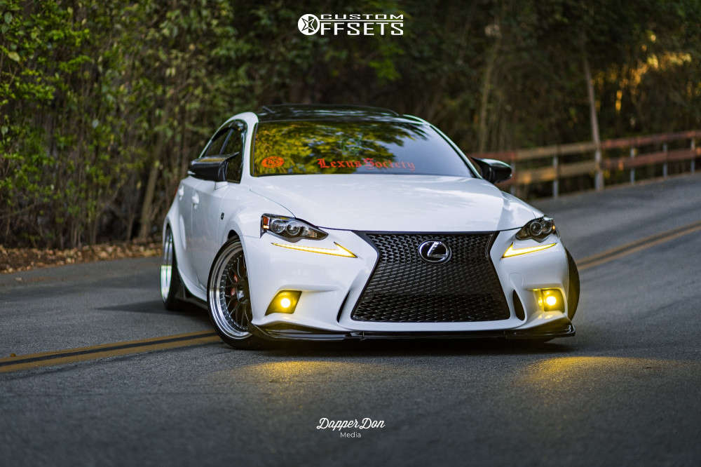 2016 Lexus IS200t with 19x8.5 30 ESR Sr01 and 225/35R19 Federal SS595 ...