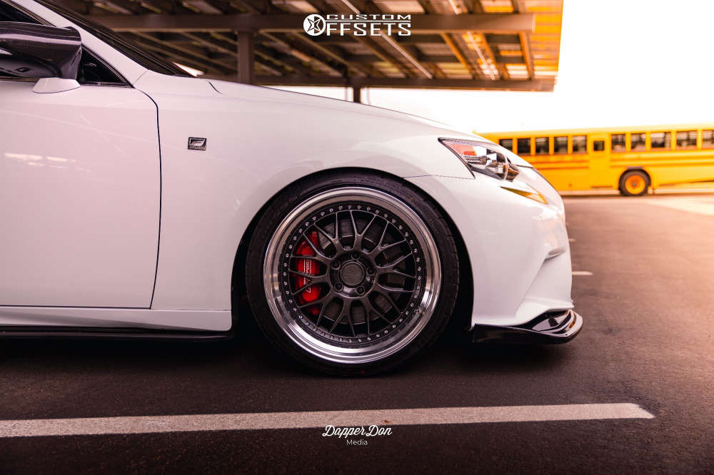2016 Lexus IS200t with 19x8.5 30 ESR Sr01 and 225/35R19 Federal SS595 ...