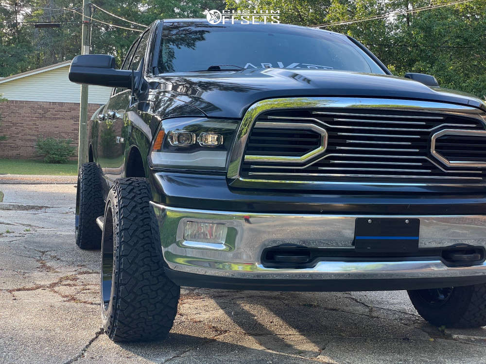 2010 Ram 1500 with 22x12 -51 ARKON OFF-ROAD Lincoln and 35/12.5R22 ...