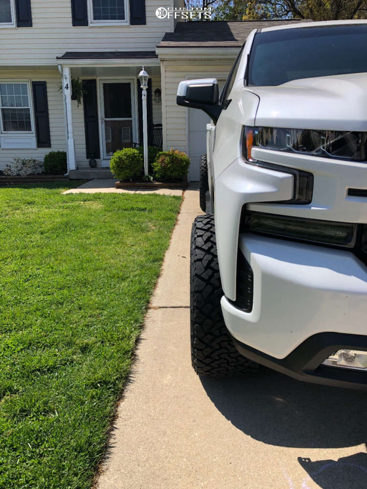 2019 Chevrolet Silverado 1500 with 22x12 -51 ARKON OFF-ROAD Alexander ...
