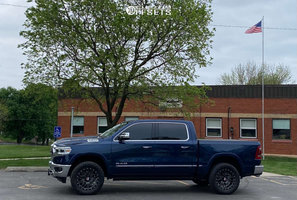 2020 Ram 1500 with 20x9 -12 Mamba M25 and 305/55R20 Nitto Ridge ...
