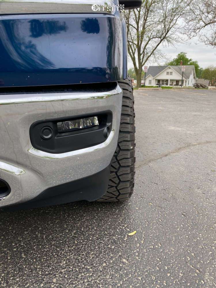 2020 Ram 1500 with 20x9 -12 Mamba M25 and 305/55R20 Nitto Ridge ...