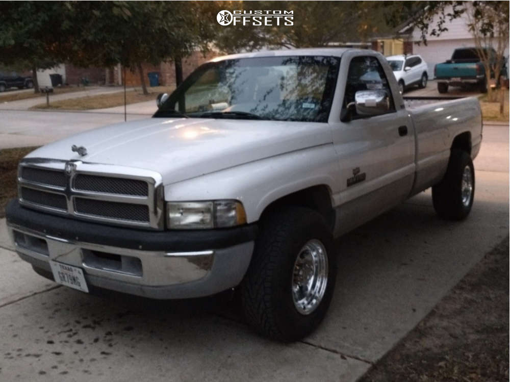 1994 Dodge Ram 2500 with 16x10 -25 Pro Comp 1069 and 265/65R16 General ...