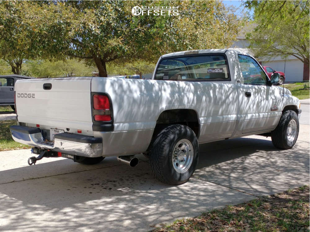 1994 Dodge Ram 2500 with 16x10 -25 Pro Comp 1069 and 265/65R16 General ...