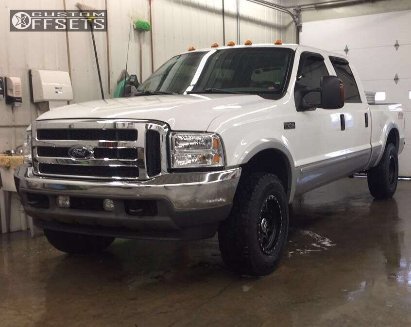 2003 Ford F-250 Super Duty with 17x9 0 Raceline Shift and 285/70R17 ...