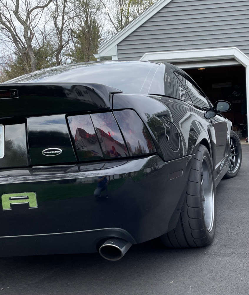 2003 Ford Mustang with 18x9.5 22 Aodhan Ds02 and 275/35R18 Toyo Tires ...