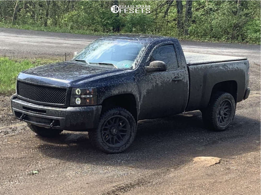 2012 Chevrolet Silverado 1500 with 20x10 -25 Motiv Offroad Magnus 423b and 33/12.5R20 Atturo ...