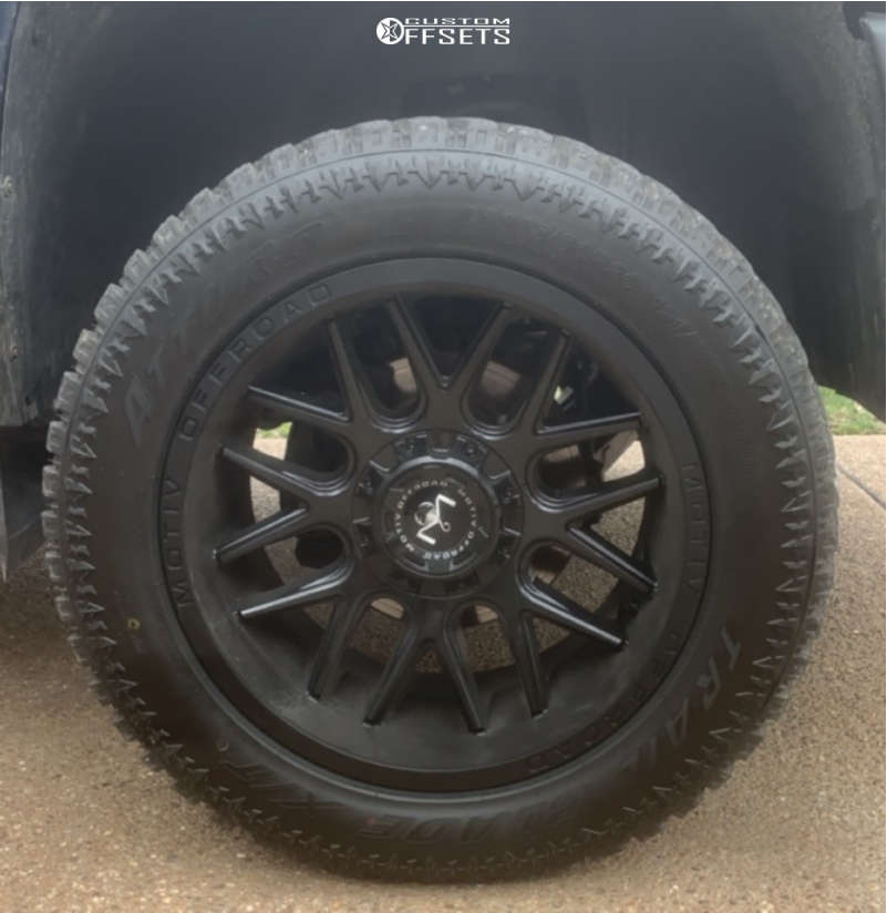 2012 Chevrolet Silverado 1500 with 20x10 -25 Motiv Offroad Magnus 423b ...