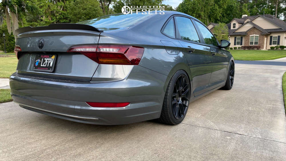 2019 Volkswagen Jetta with 18x8.5 35 Aodhan Ah-x and 225/40R18 Achilles ...