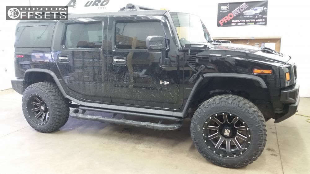 2008 Hummer H2 with 20x10 -24 XD Heist and 35/12.5R20 Nitto Trail ...