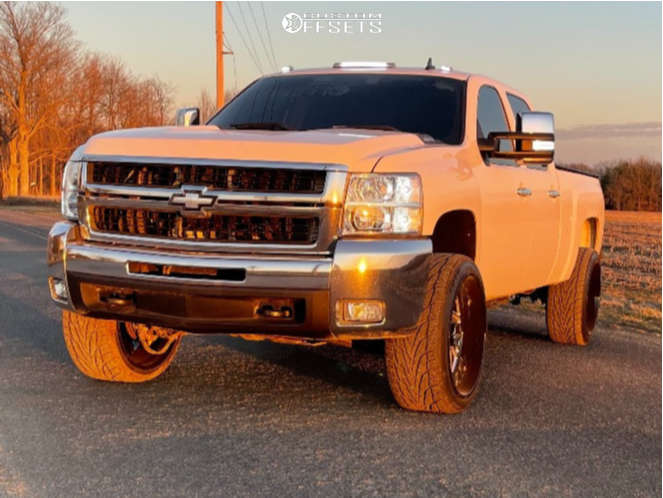 2008 Chevrolet Silverado 2500 HD with 24x12 0 Fittipaldi Offroad Ftc13 ...