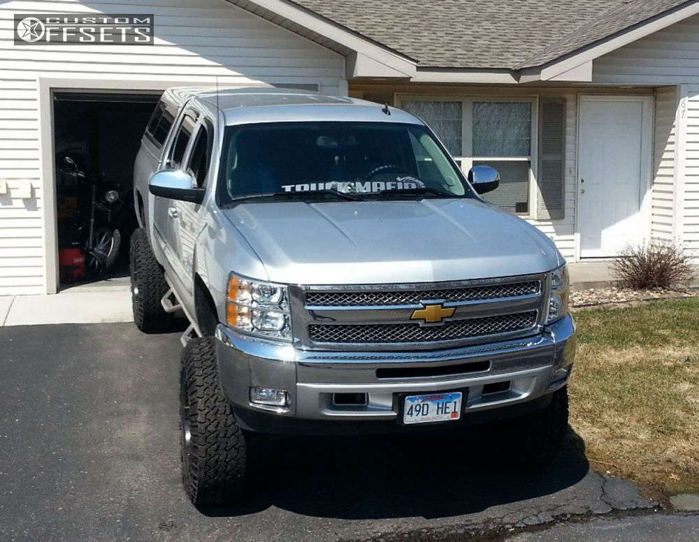 2013 Chevrolet Silverado 1500 with 20x10 -24 Tuff T06 and 37/12.5R20 ...