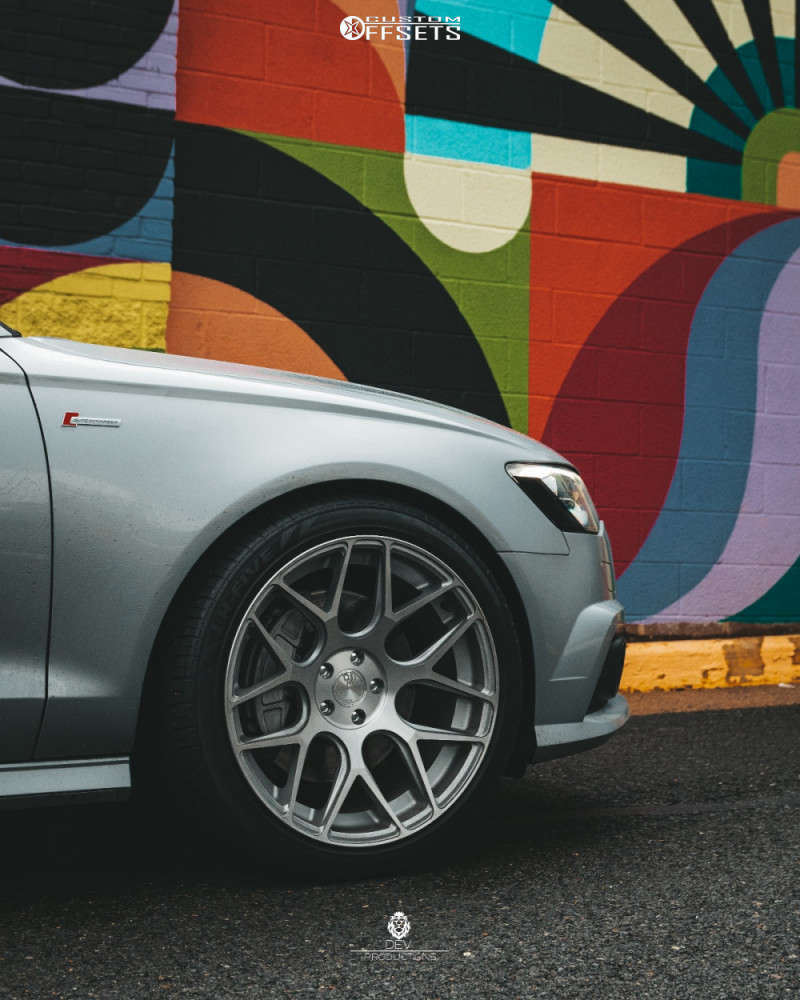 2017 Audi A6 Quattro with 20x10 25 Avant Garde M590 and 275/35R20 Lionhart Lh-five and Stock ...