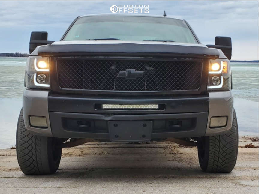 2007 Chevrolet Silverado 1500 with 20x12 -51 Vision Rocker and 305 ...