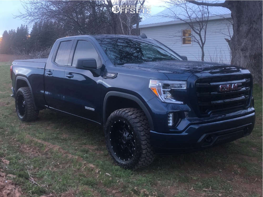 2020 GMC Sierra 1500 with 20x10 -24 Enthuze Riddler and 33/12.5R20 Zeta ...