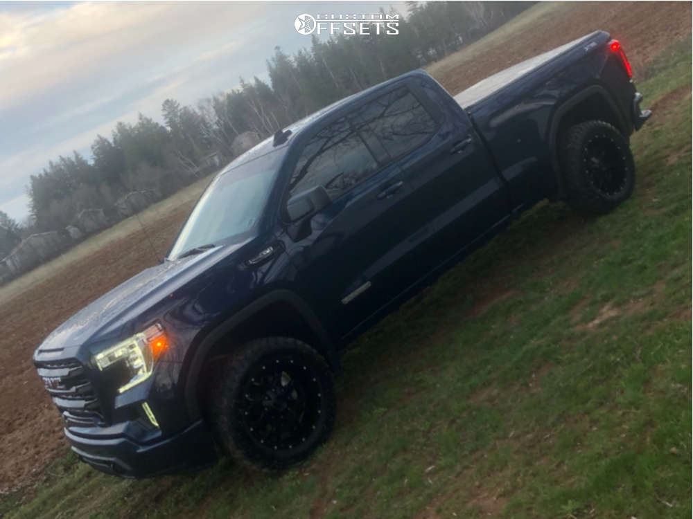 2020 GMC Sierra 1500 with 20x10 -24 Enthuze Riddler and 33/12.5R20 Zeta ...