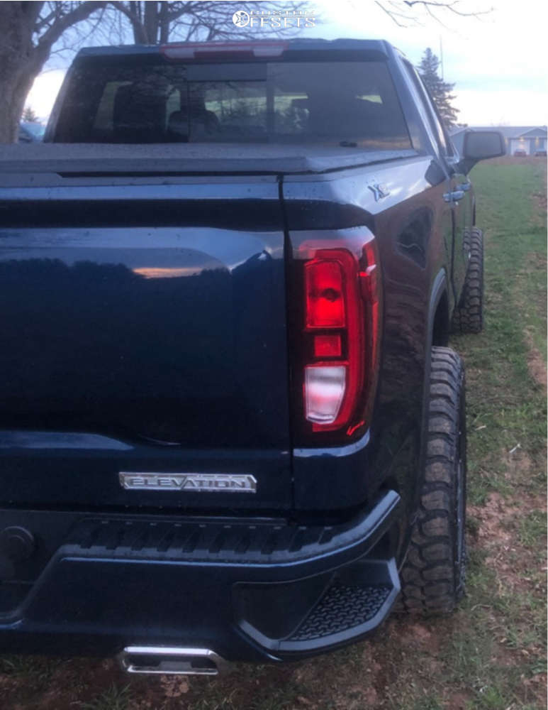 2020 GMC Sierra 1500 with 20x10 -24 Enthuze Riddler and 33/12.5R20 Zeta ...