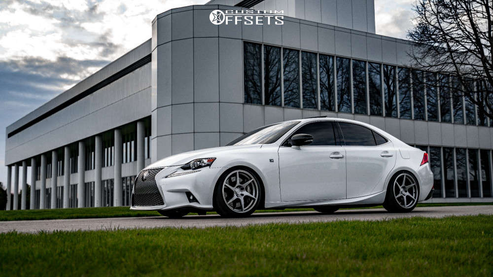 2016 Lexus IS350 with 18x8.5 30 Anovia Titan and 225/40R18 BFGoodrich ...