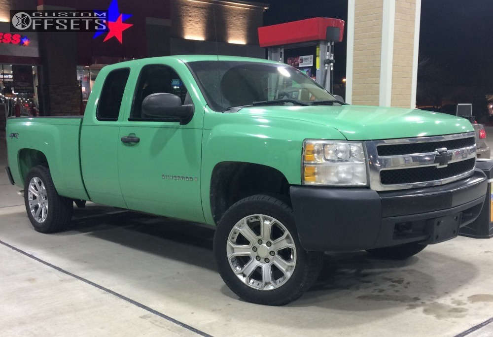 2008 Chevrolet Silverado 1500 with 20x9 24 OE Performance 166 and 275 ...