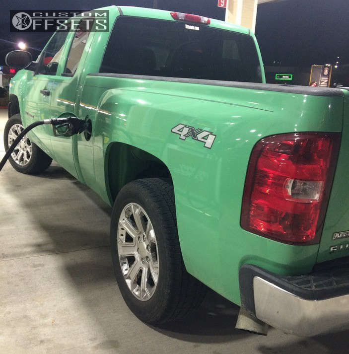 2008 Chevrolet Silverado 1500 with 20x9 24 OE Performance 166 and 275 ...