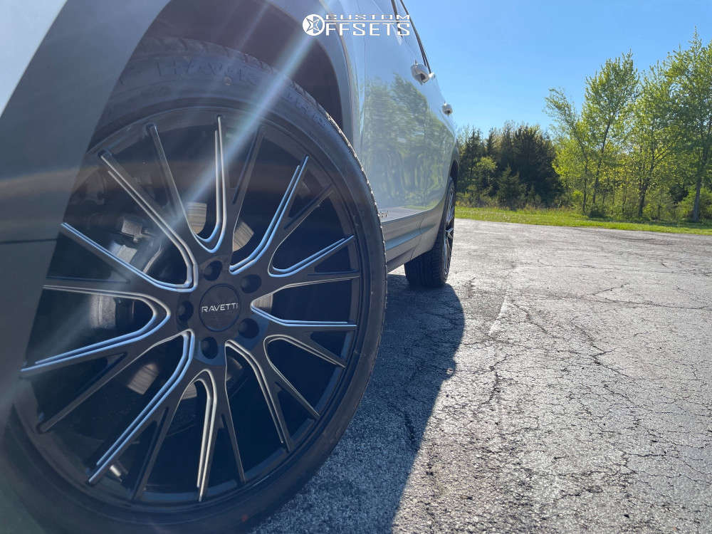 2018 GMC Terrain with 20x8.5 38 Ravetti M12 and 245/45R20 Achilles ...