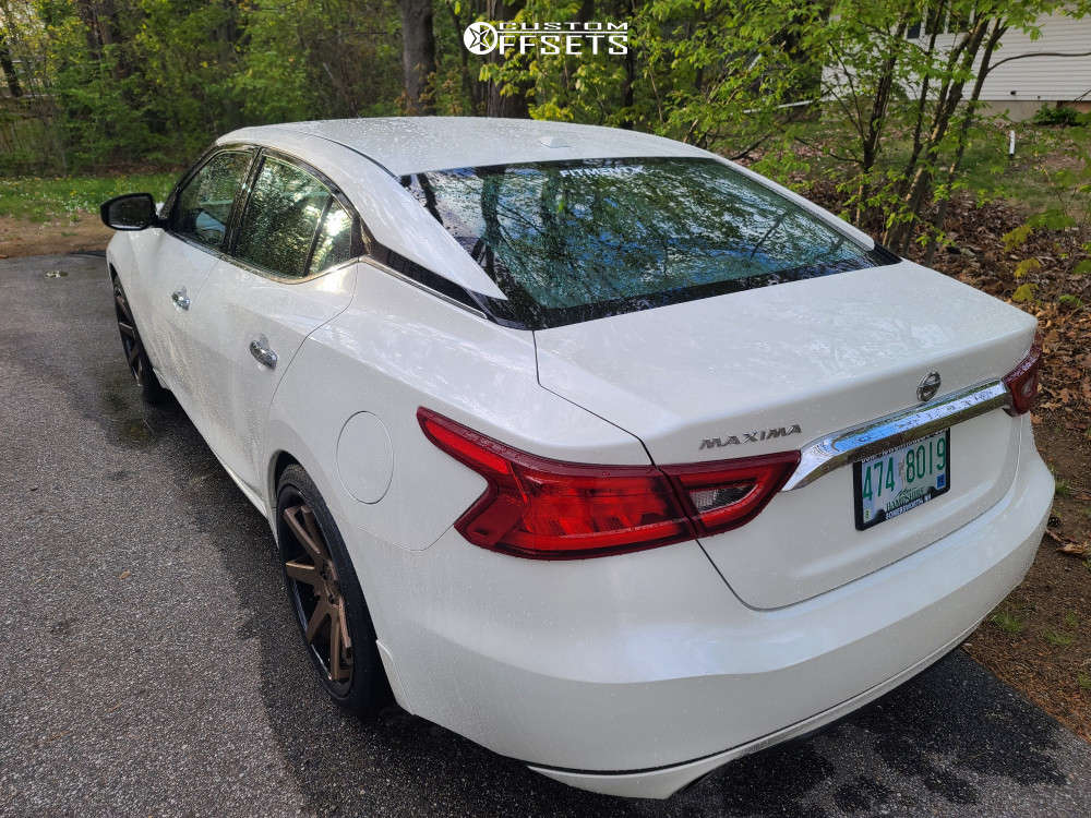 2017 Nissan Maxima with 20x9 35 Ferrada Fr1 and 245/45R20 Toyo Tires ...