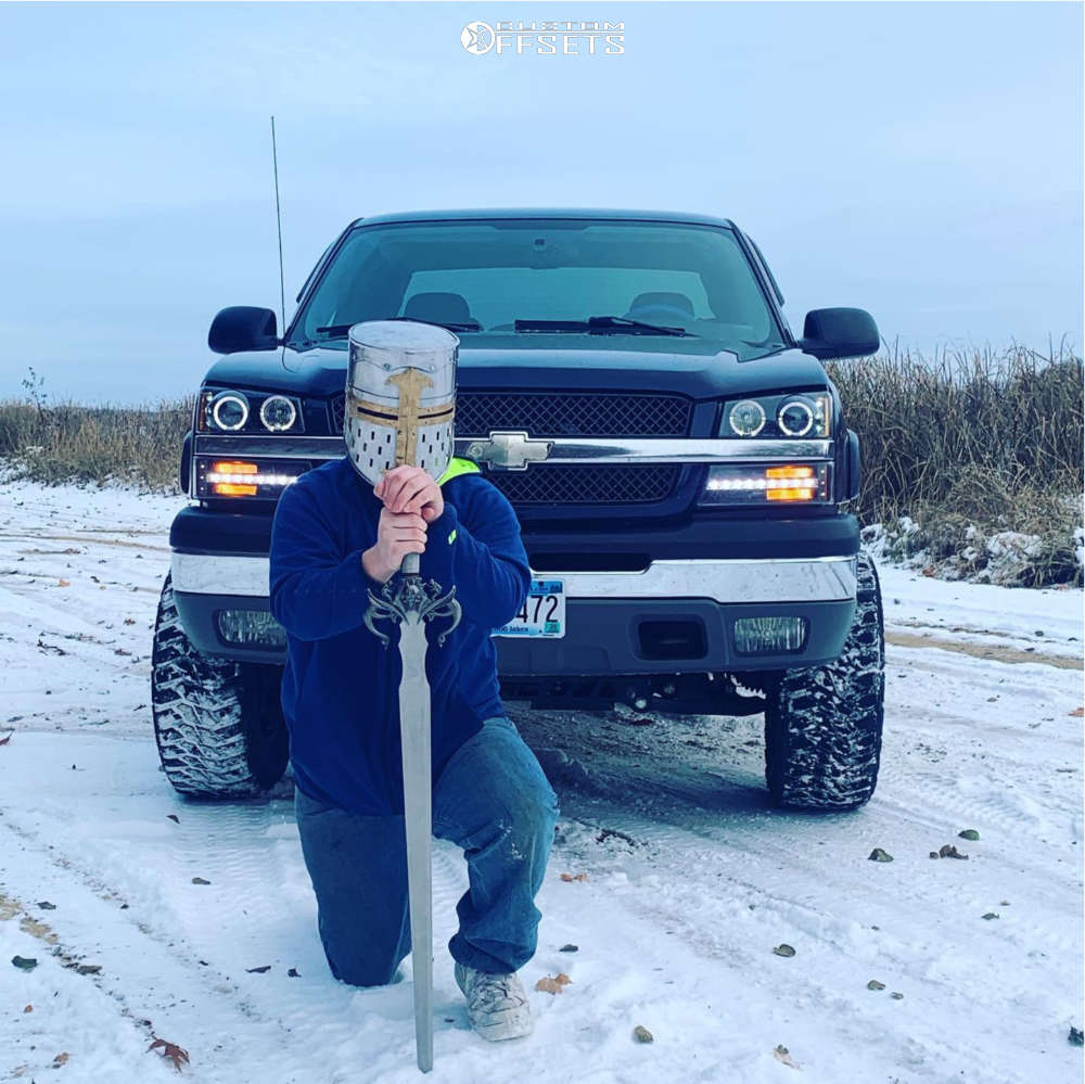 2005 Chevrolet Silverado 1500 with 17x10 -22 Raceline Outlander and 285 ...