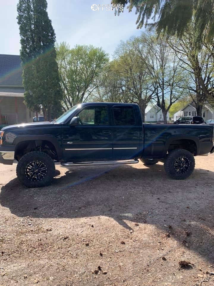2005 Chevrolet Silverado 1500 with 17x10 -22 Raceline Outlander and 285 ...