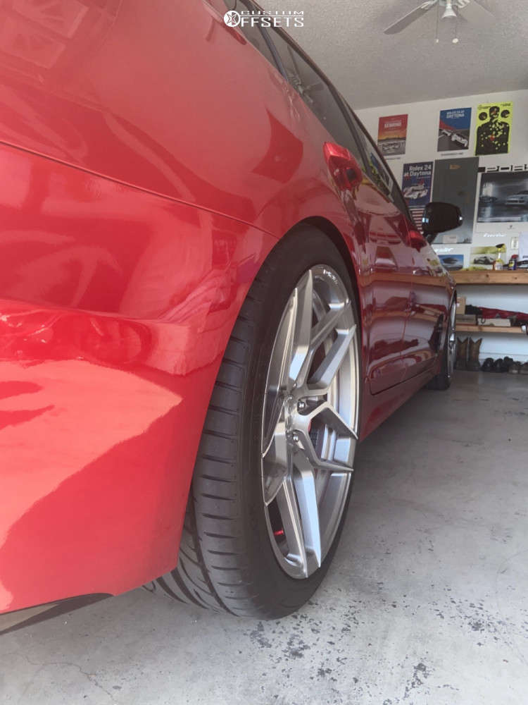 2020 Kia Stinger with 20x9 30 Rohana Rfx11 and 245/35R20 Hankook Ventus V12 Evo 2 and Lowering ...
