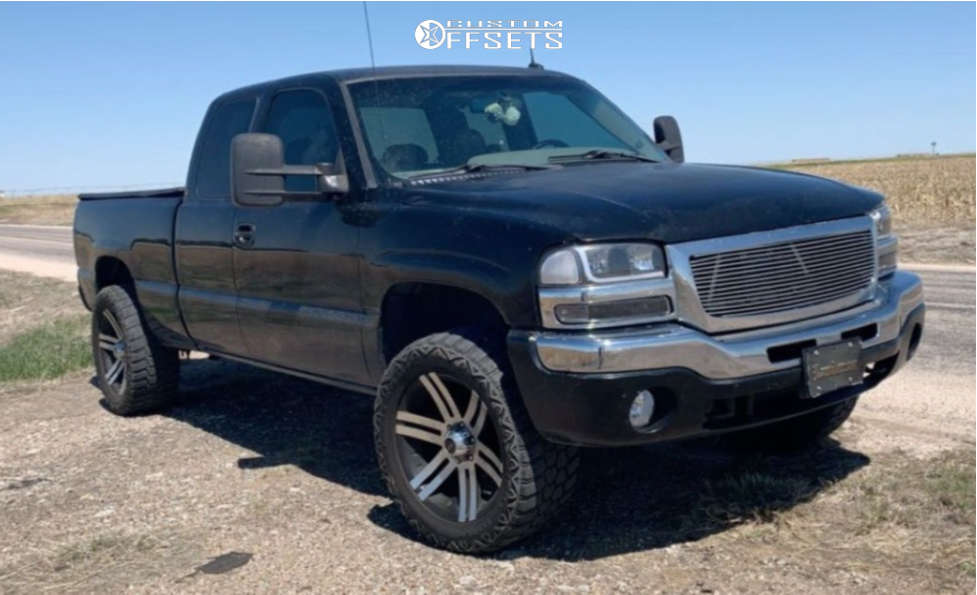 2003 GMC Sierra 1500 with 20x12 -38.1 MB Wheels Vortex and 33/12.5R20 ...