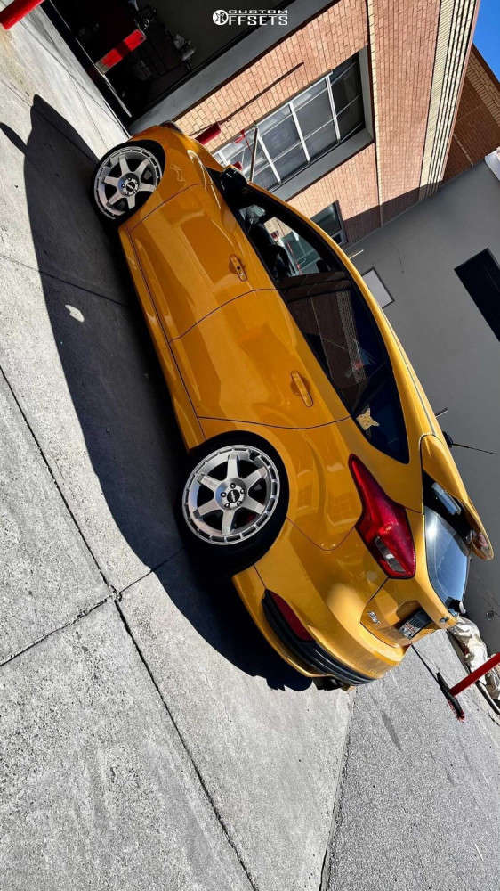 2016 Ford Focus with 19x8.5 42 Rotiform Kb1 and 235/35R19 Continental ...