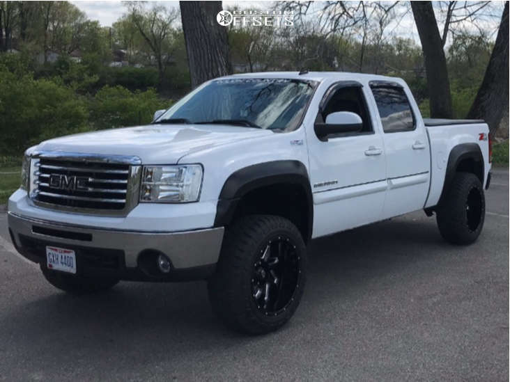 2011 GMC Sierra 1500 with 20x12 -57 Vision Spyder and 33/12.5R20 Fury ...