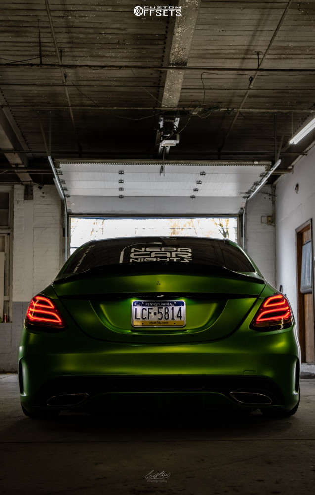 2016 Mercedes-Benz C300 with 19x8.5 35 Rotiform Rse and 215/35R19 Nitto ...