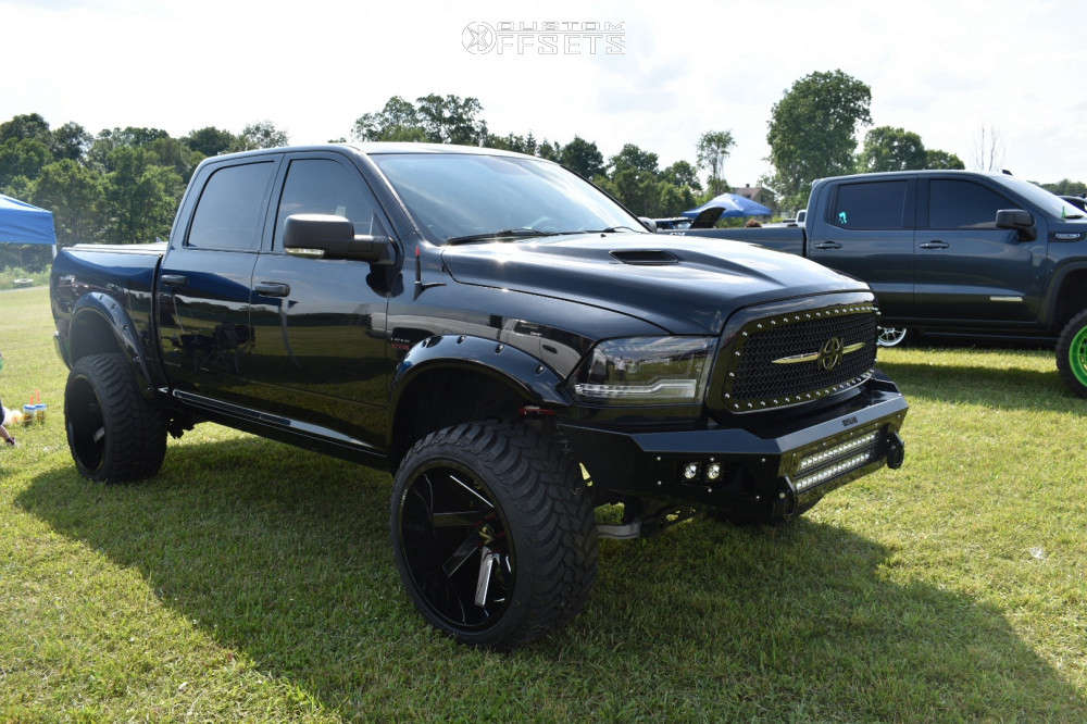 2015 Ram 1500 with 24x14 -81 ARKON OFF-ROAD Lincoln and 35/14R24 AMP ...