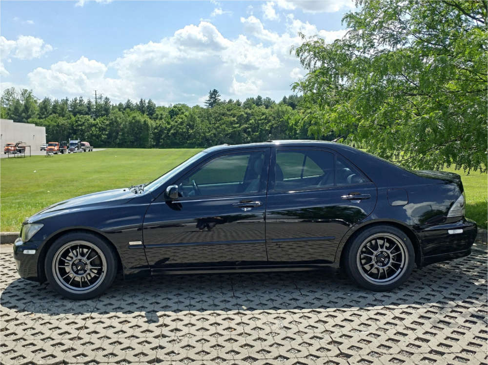 2004 Lexus IS300 with 17x8 35 Konig Hypergram and 215/45R17 Bridgestone ...