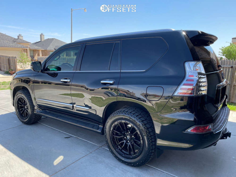 2016 Lexus GX460 with 20x9 1 Fuel Rebel and 275/55R20 Falken WildPeak ...